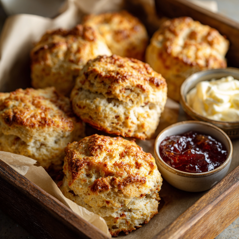 Flaky Sourdough Discard Scones : Easy, Buttery & Perfect for Tea ...