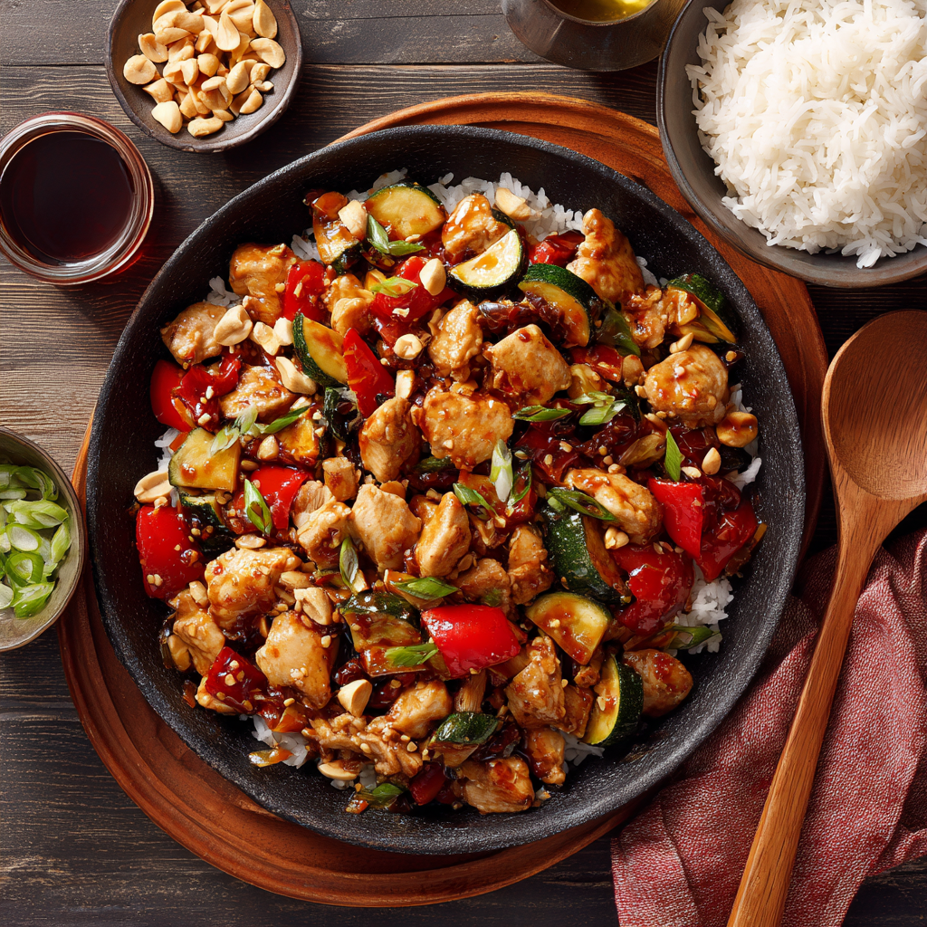 Ground Kung Pao Chicken : One-Pan Spicy Stir Fry in 20 Minutes ...