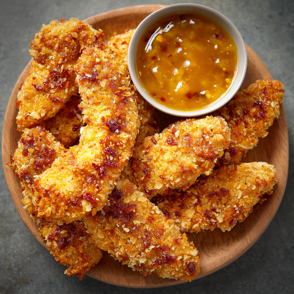 Frosted Flake Crusted Chicken Tenders : Crispy, Sweet & Totally ...