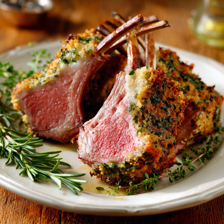 Herb-Crusted Rack of Lamb (Elegant Easter & Holiday Main) - Kitchen Confide